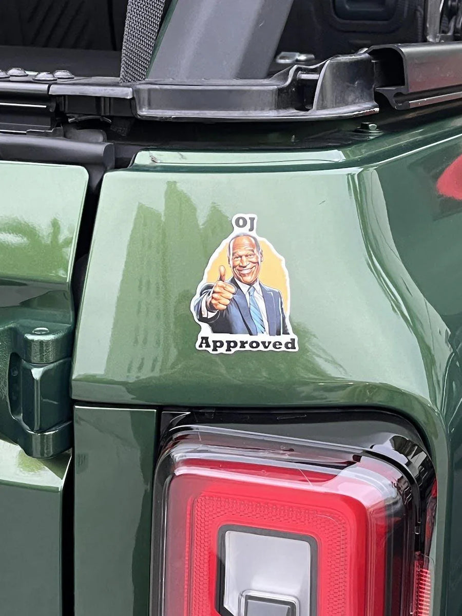 OJ Approved Sticker - 2021+ Bronco – StickerFab