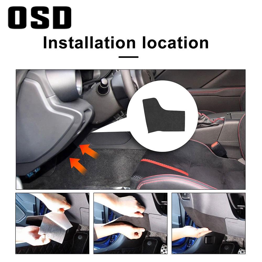 for 2022+ BRZ / GR86 OSD Suede Driver's Side Kick Panel Protection ...