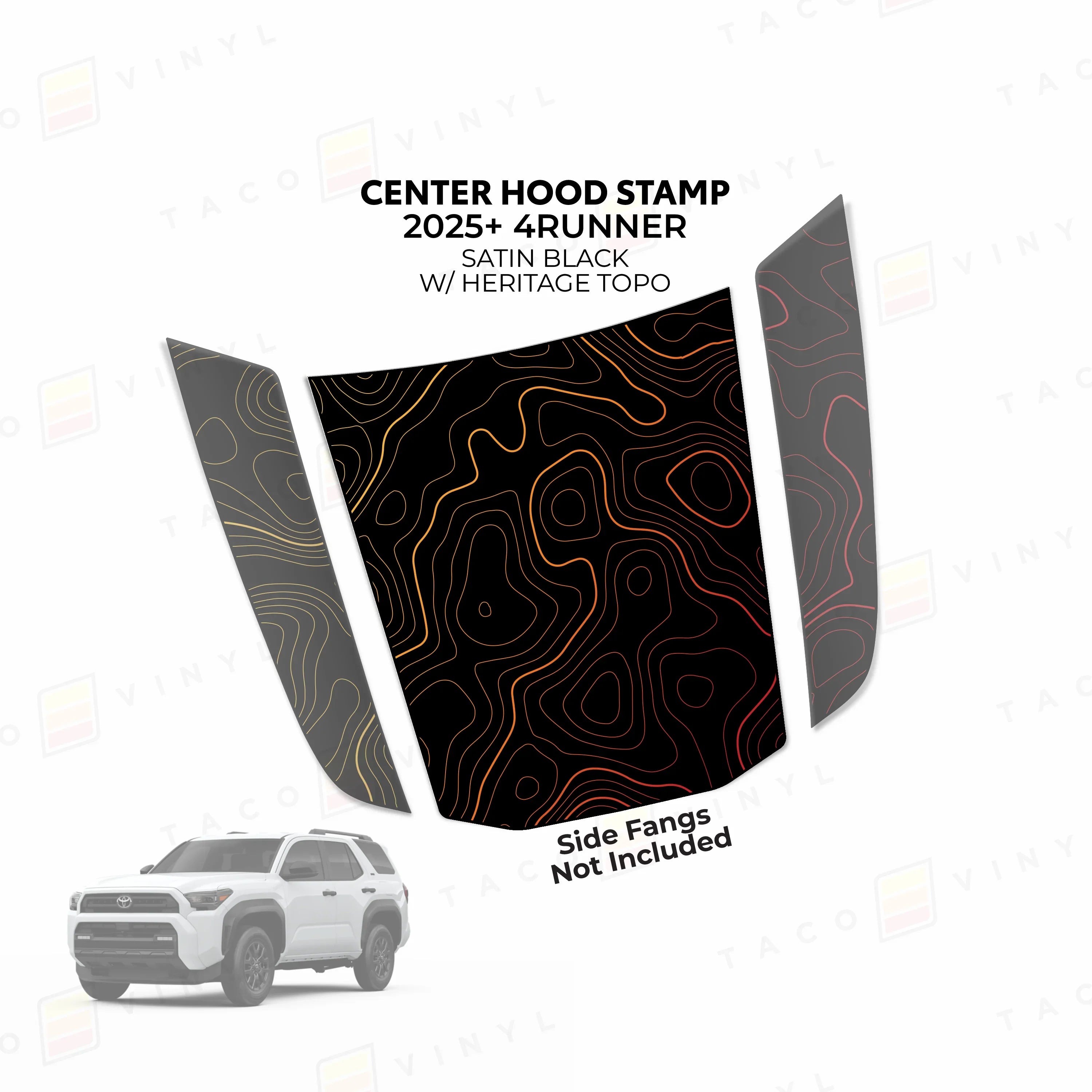 Apex Center Hood Stamp - 2025+ 4Runner | StickerFab