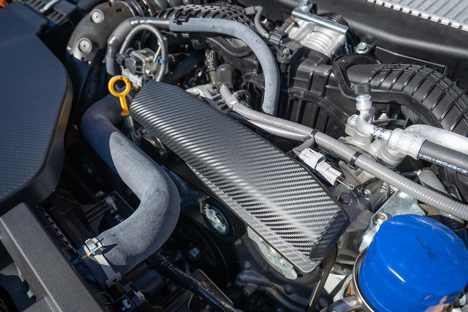 2022+ Subaru WRX 3D Carbon Alternator Pully Cover Overlay | StickerFab