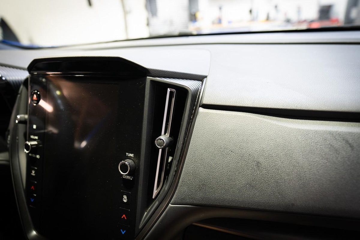 3D Carbon Center AC Vent Outer Trim Overlays - 2022+ WRX – StickerFab