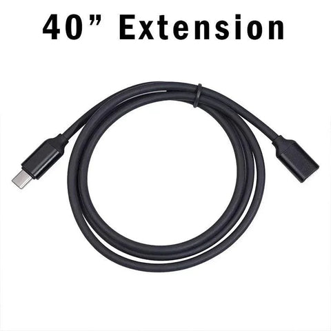 USB-C Male to Female 40" Extension Cable - Universal – StickerFab
