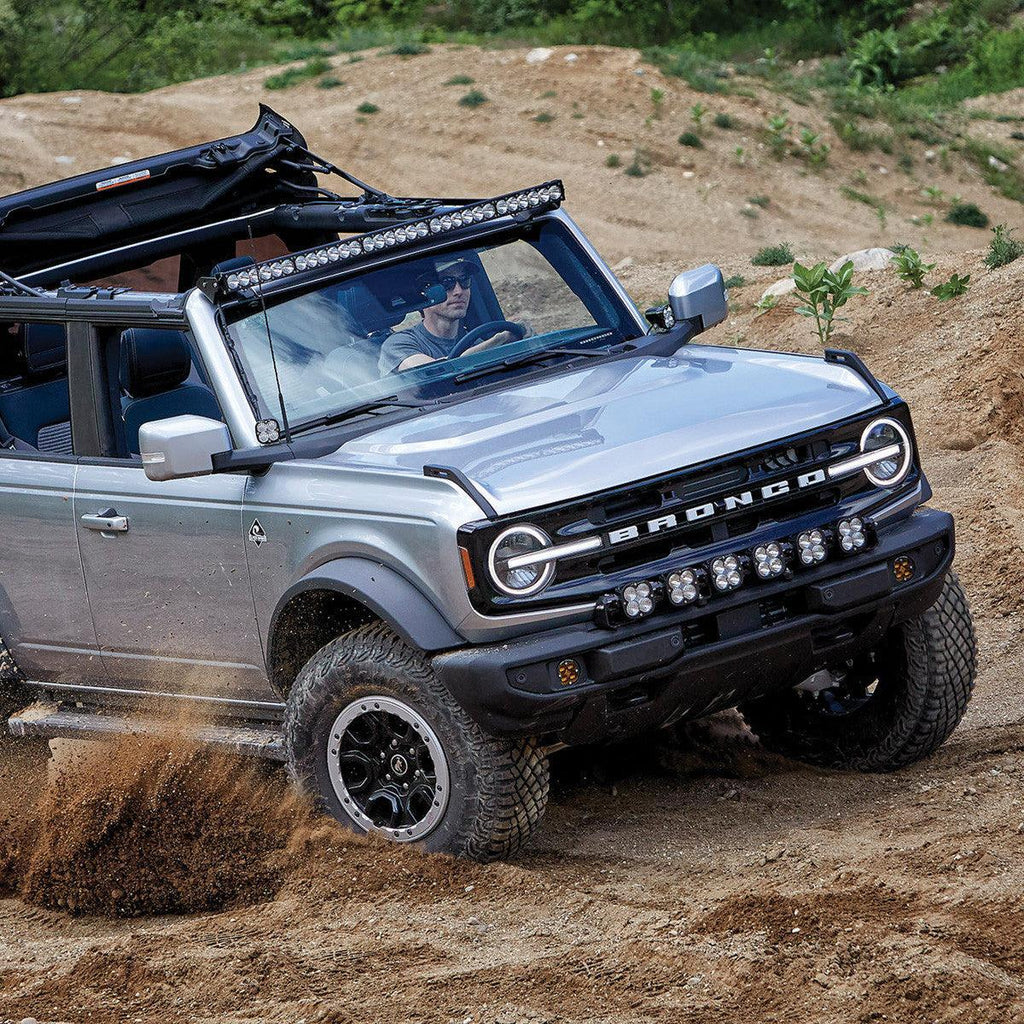 2021+ Bronco Plastic Bumper Baja Designs Bumper Light Bar - 6x XL Sport ...