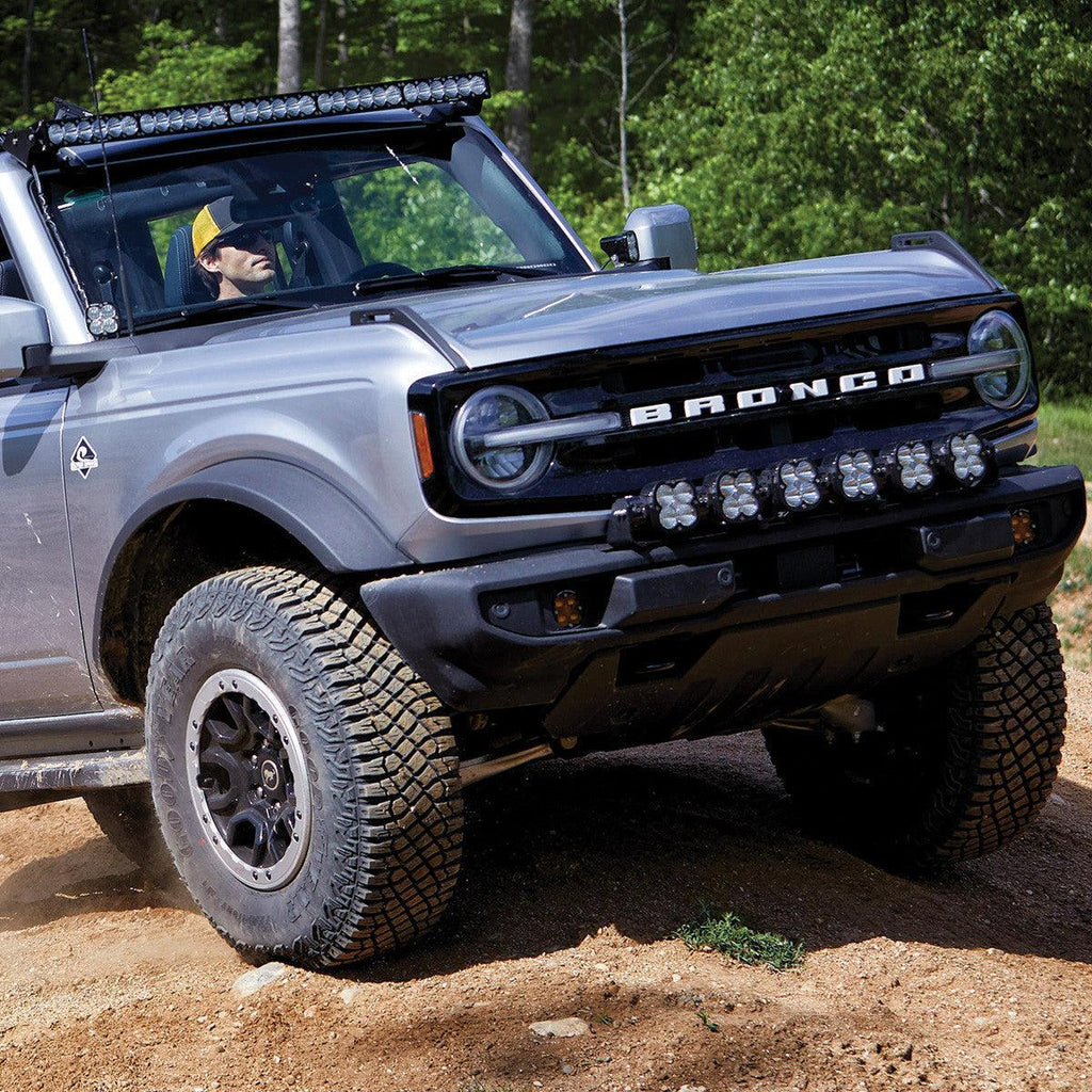 2021+ Bronco Plastic Bumper Baja Designs Bumper Light Bar - 6x XL Sport ...