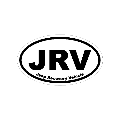 5" Jeep Recovery Vehicle Oval - Universal – StickerFab