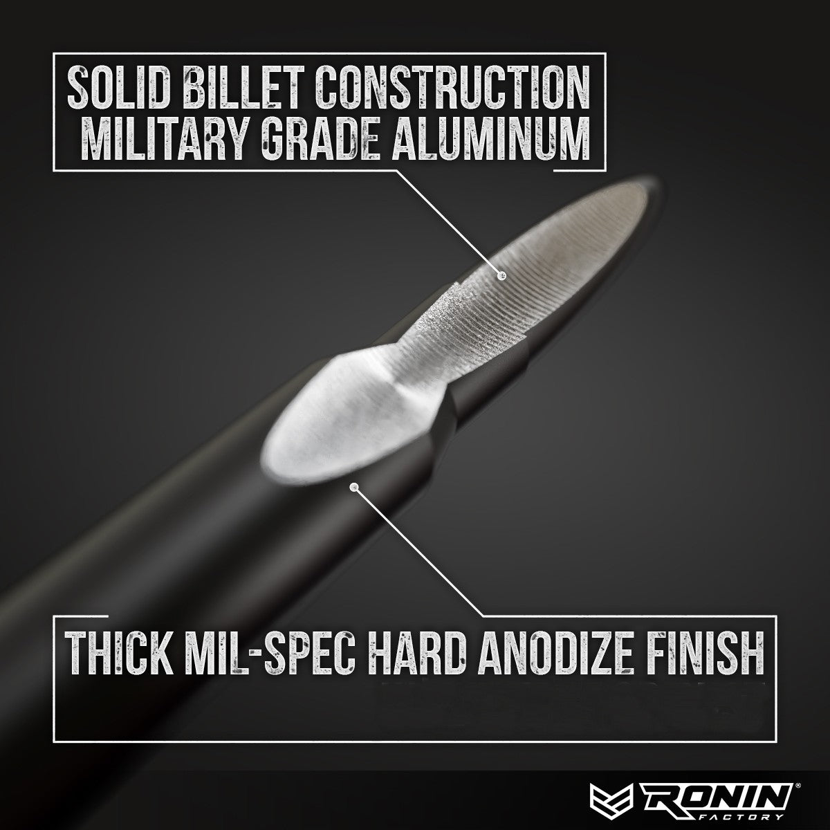 Ronin TUFFLOCK® Bullet Antenna fits 2021-2023 Bronco | StickerFab