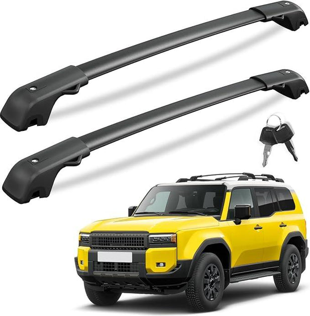 OSD Lockable 220LBS Roof Rack Cross Bars - 2024+ Land Cruiser / *GX 55 ...