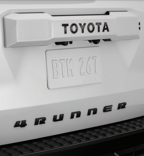2025+ Toyota 4Runner Matte Black Rear Liftgate Emblem Inlays ...