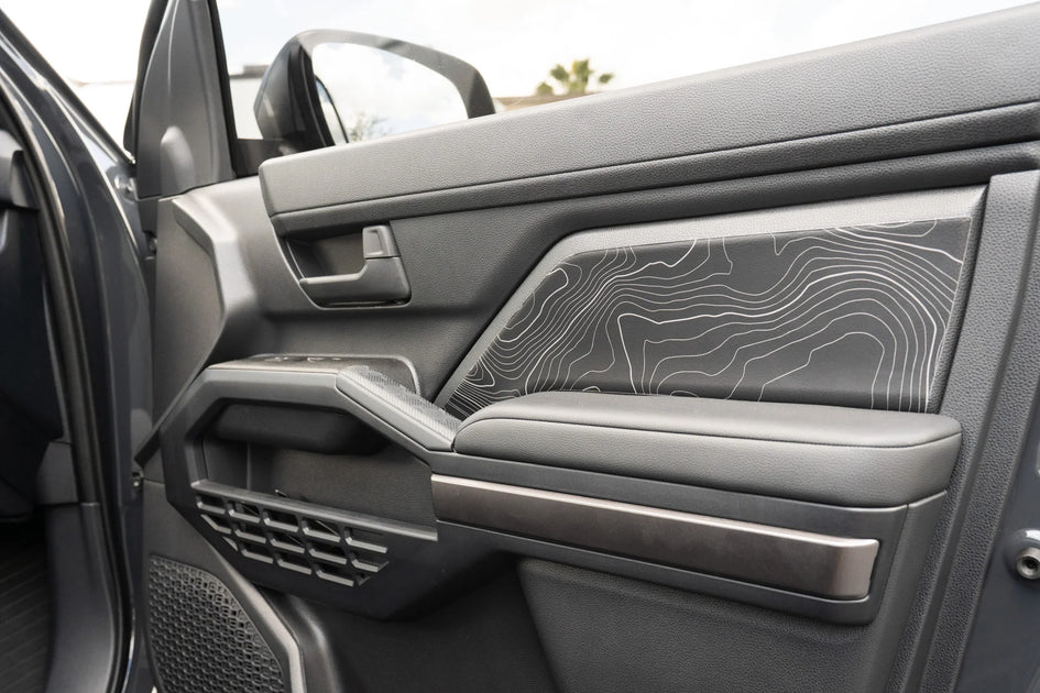 Topographic 2025 Toyota 4Runner Front Door Arm Rest Panel Protection ...