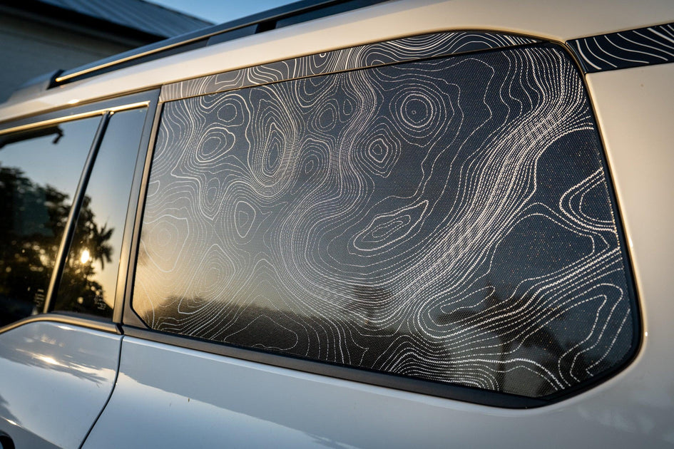 2024+ Land Cruiser / GX 550 Topographic Rear Window Overlay | StickerFab