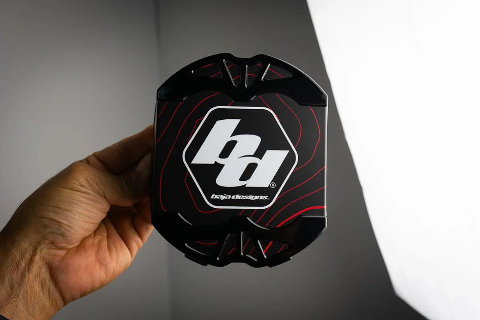 Baja Designs LP4 Topographic Light Cover Overlays - Universal | StickerFab