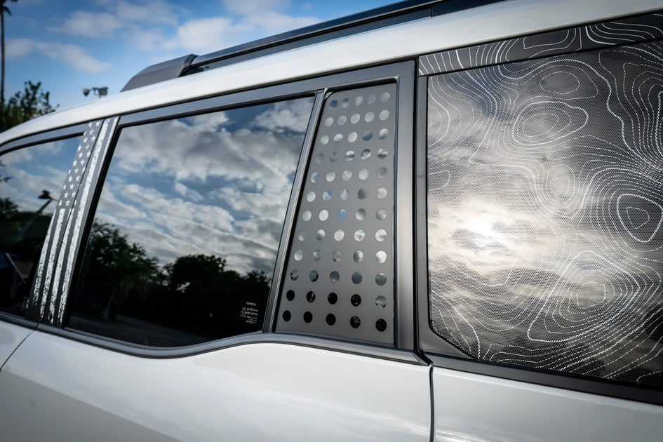 Vent Window Overlay with Holes - 2024+ Land Cruiser / GX 550 | StickerFab