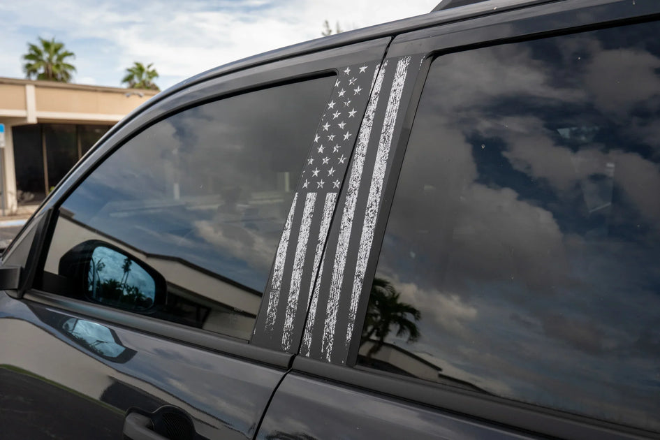 2025 4Runner / 2024+ Tacoma Double Cab American Flag B Pillar Overlays ...