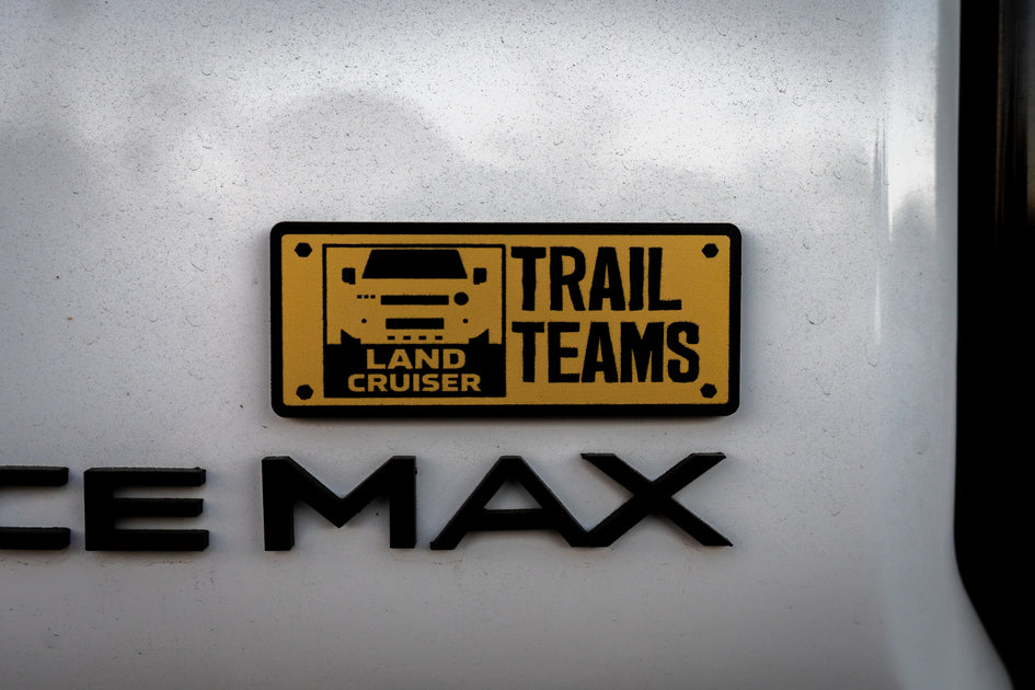 Trail Teams Liftgate Emblem for 2024+ Land Cruiser / 2025+ 4Runner ...