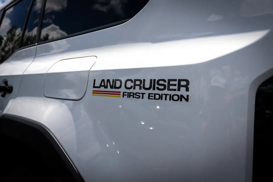 First Edition 2024+ Land Cruiser Press Release Style Rear Fender Vinyl ...
