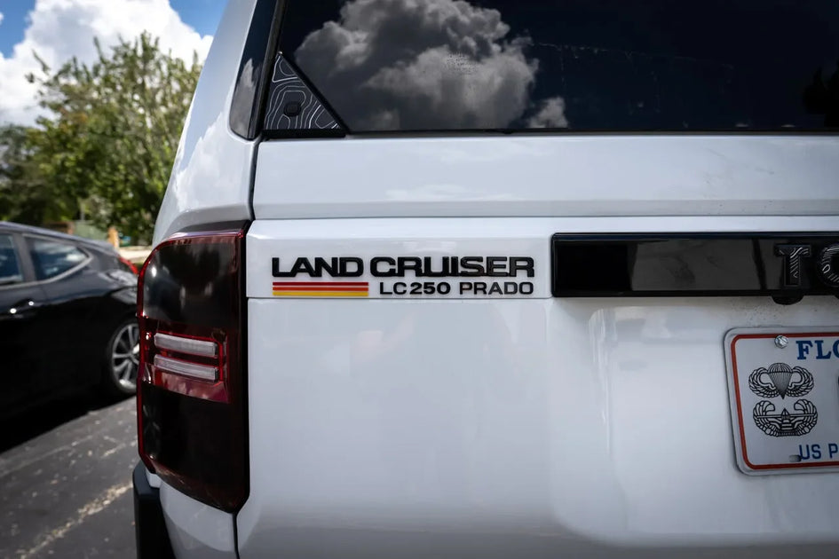 "LC 250 Prado" 2024+ Land Cruiser Acrylic Laser Series Tailgate Badge ...