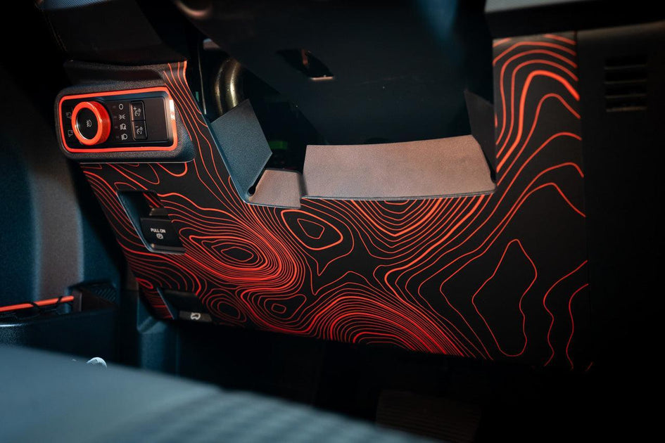 2023+ Bronco Topo Understeering Panel Overlay (Type B) | StickerFab