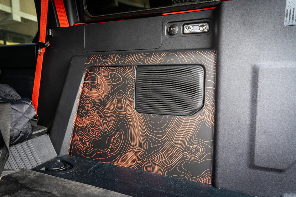 2021+ Bronco Topo Cargo Area Overlay Kit Part 1 (Printed Series ...