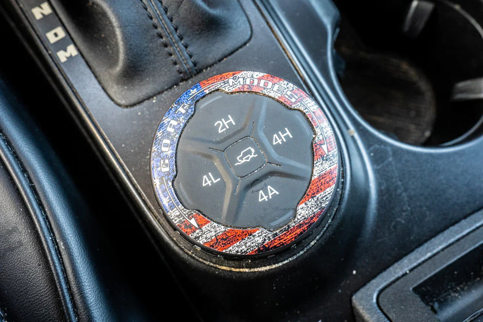 2021+ Bronco GOAT Mode Dial Ring Overlay V2 - StickerFab | StickerFab