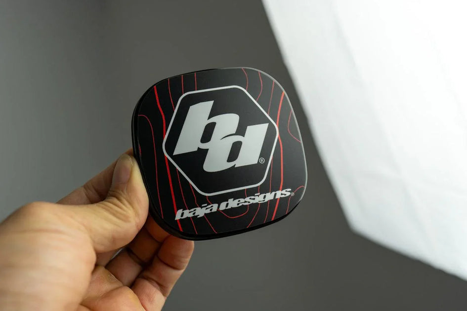 Baja Designs Squadron Light Cover Topo Overlays - Universal | StickerFab