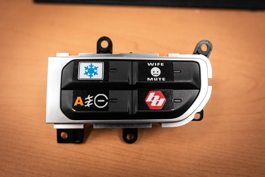 Jeep Wranger JL Gladiator JT Auxiliary Switch Labels (Upfitter) - 2018 ...