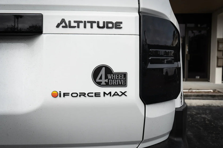 Retro 4WD 2024+ Land Cruiser Acrylic Laser Series Tailgate Badge 2025 ...