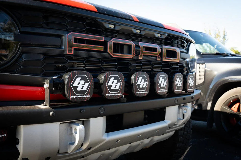 2021+ Bronco Baja Designs Bumper Light Bar - 6x XL Sport Lamps | StickerFab