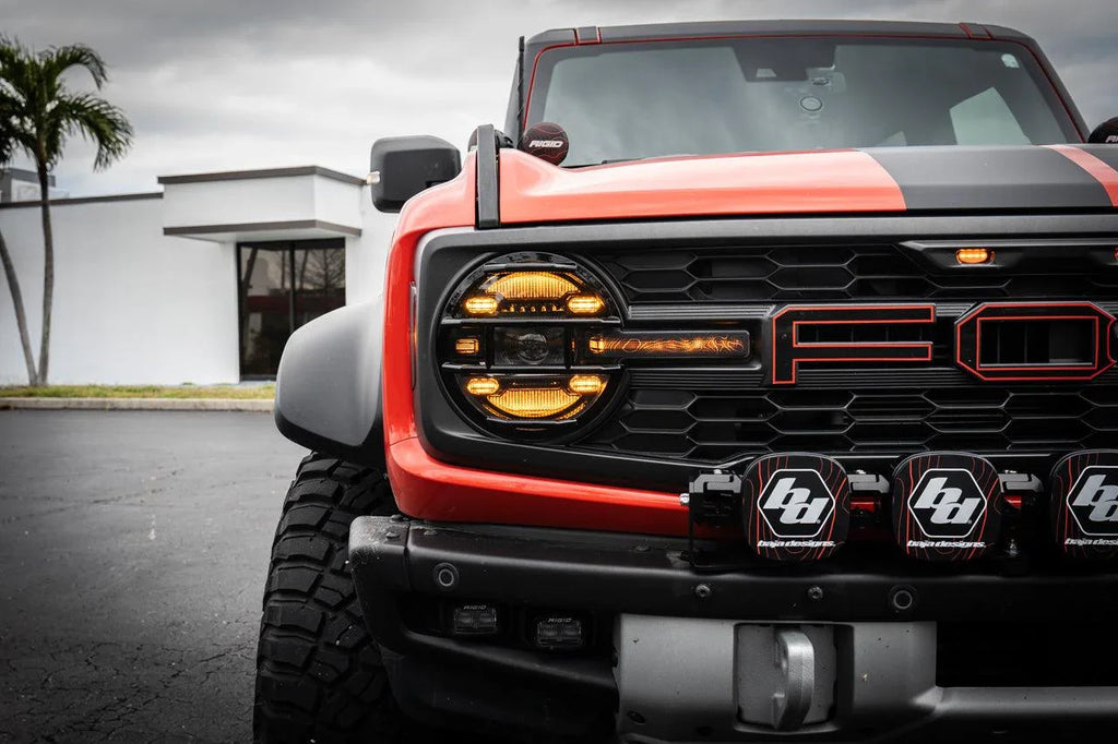 2021+ Bronco OSD AG Style Headlight Guards | StickerFab