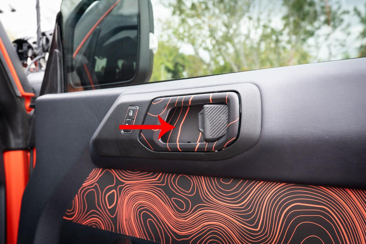 2021+ Bronco Topo Interior Door Cup Protector Kit – StickerFab