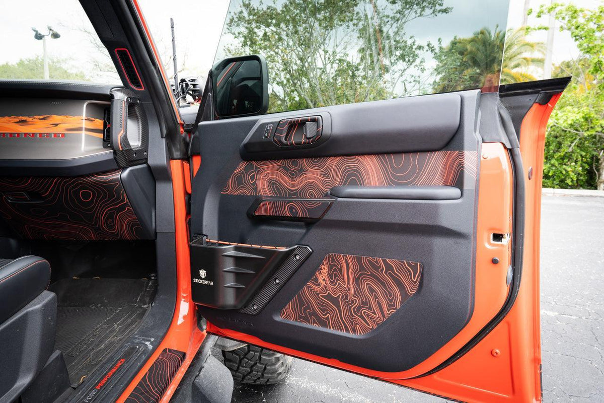 2021+ Bronco Topo Interior Door Cup Protector Kit – StickerFab