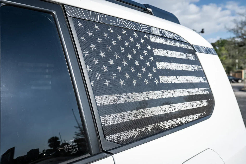 2024+ Land Cruiser / GX 550 American Flag Rear Window Decal Kit V2 ...