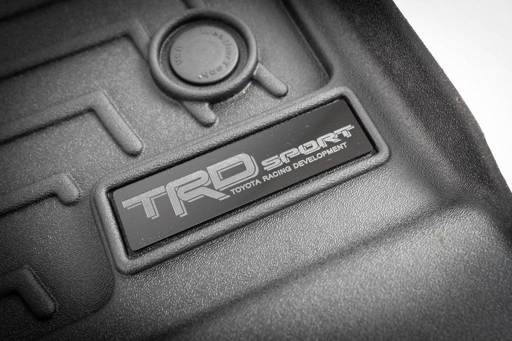 "TRD Sport" Weathertech Floor Mat Logo (Etched Acrylic) - Universal ...