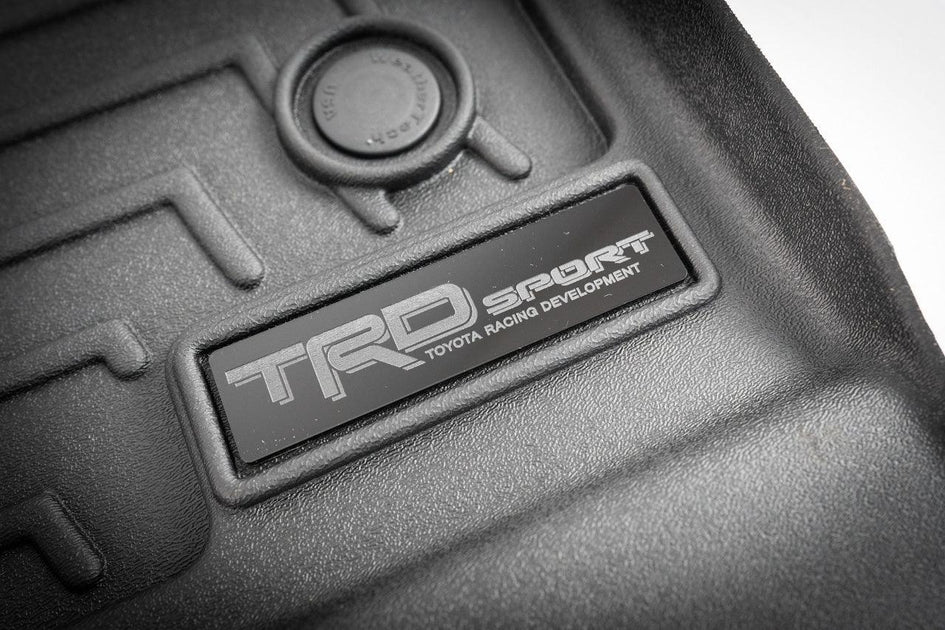 "TRD Sport" Weathertech Floor Mat Logo (Etched Acrylic) - Universal ...