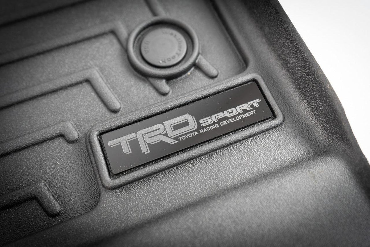 "TRD Sport" Weathertech Floor Mat Logo (Etched Acrylic) - Universal ...