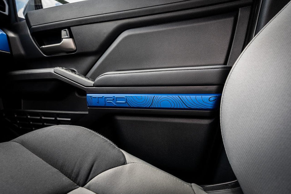 2024 Tacoma TRD Door Topological Map Overlays | StickerFab