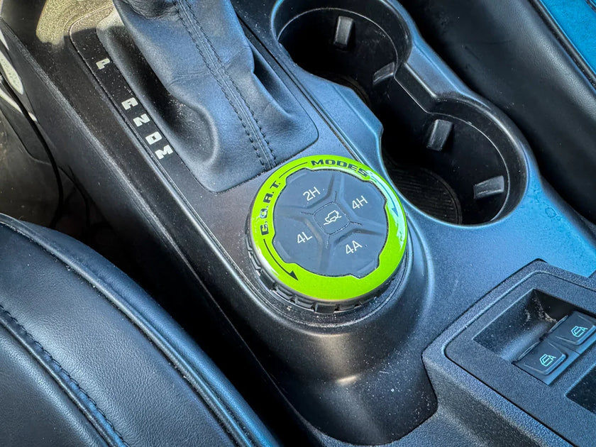 2021+ Bronco GOAT Mode Dial Ring Overlay V2 - StickerFab | StickerFab