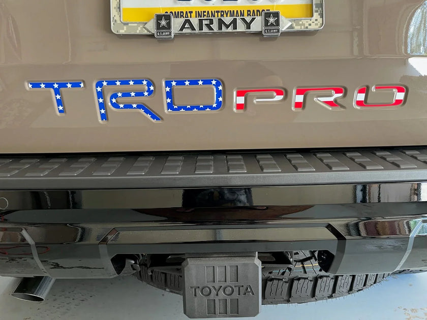 TOYOTA 2025 4Runner Rear Tailgate Logo Overlays | StickerFab