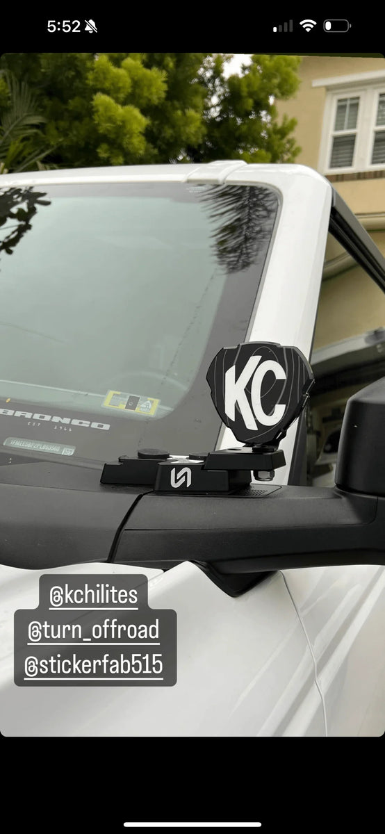 KC HiLITES Flex Era 3 Cover Topo Overlays - Universal – StickerFab