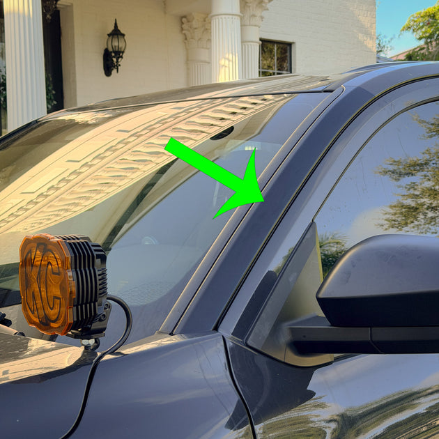 2025 Toyota 4Runner Matte Window Frame Black Out Kit | StickerFab