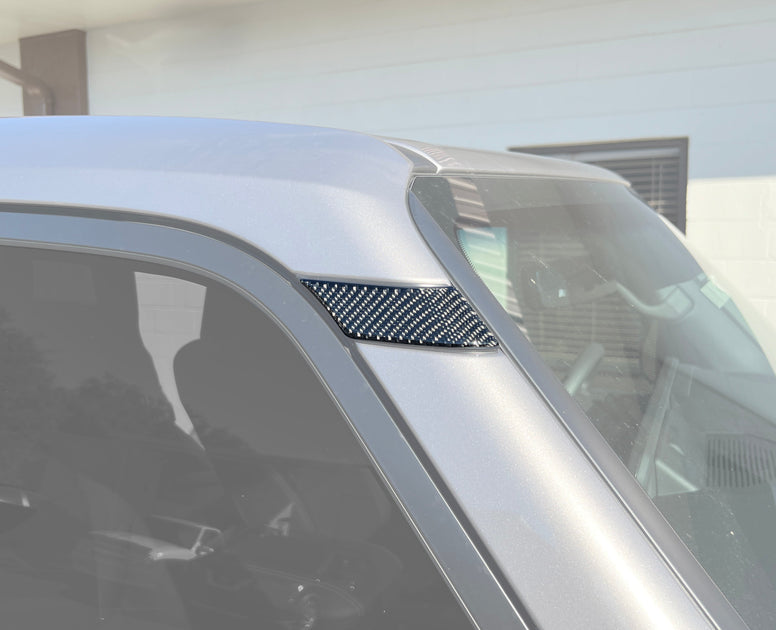 Domed Upper A Pillar Upper Overlays Fits 2024-2025 Toyota Land Cruiser ...