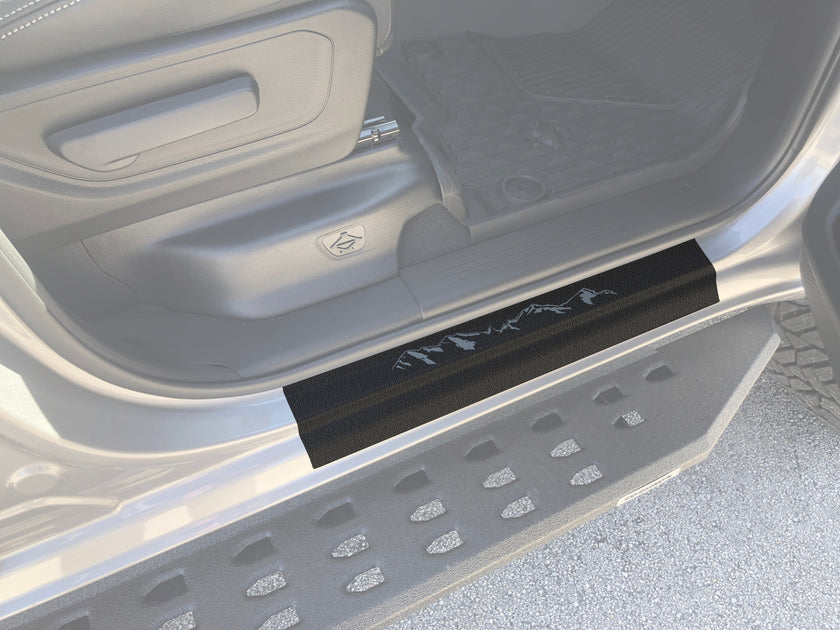 TufSkinz Door Sill Protection Overlays Fits 2019-2026 Ram 1500 | StickerFab