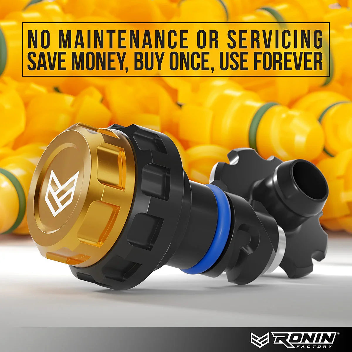 Ronin Ford Easy Drain Oil Plug - 2021+ Bronco 2.7L & 3.0L / Other Ford ...