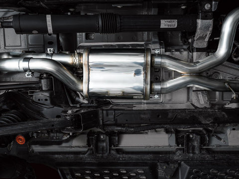 AWE Tuning 22-24 Ford Bronco Raptor 4WD Dual BashGuards Cat-Back Switc ...