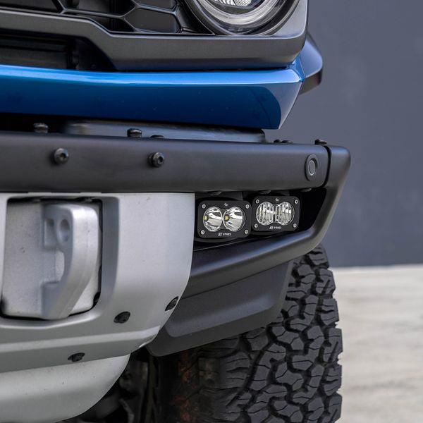 2021+ Bronco Raptor Baja Designs S2 Pro Dual Fog Pocket Light Upgrade ...