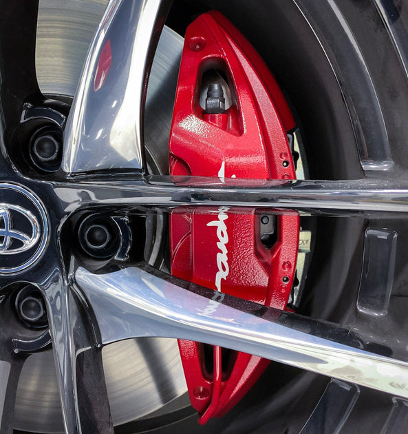 Brake Caliper Stickers (High Temp) - 2020+ Supra | StickerFab