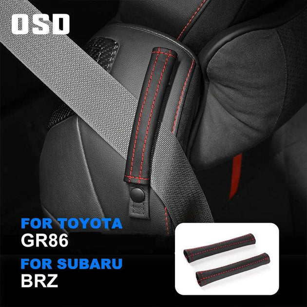 OSD Seatbelt Guide Strap Covers fits 2022+ BRZ / GR86 | StickerFab