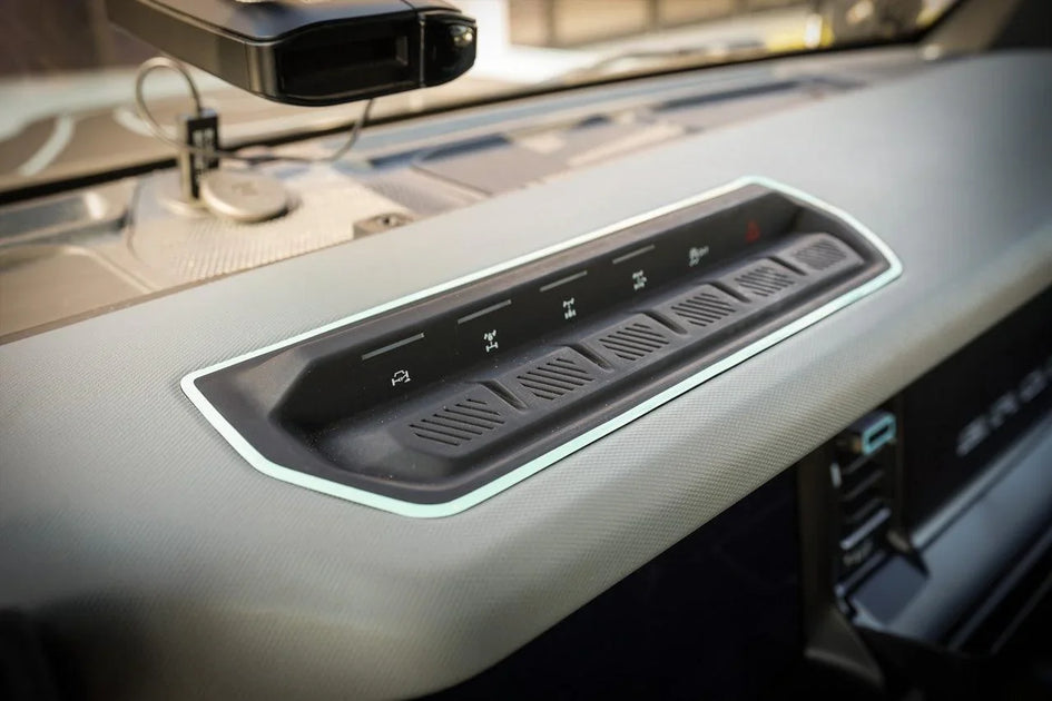 Dashboard Switch Outline (Printed Series Vinyl) - 2021+ Bronco | StickerFab