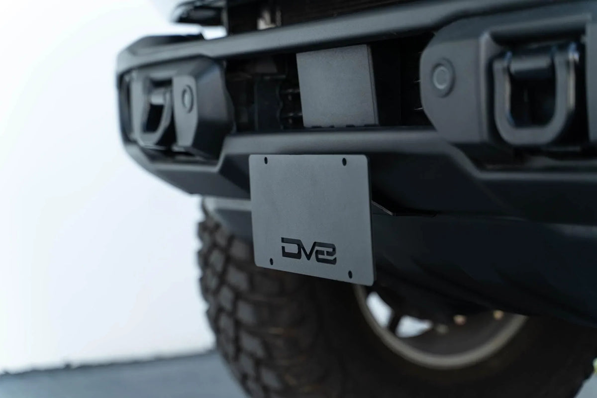 2021+ Bronco DV8 V1 License Plate Relocation Bracket for Capable Bumper ...
