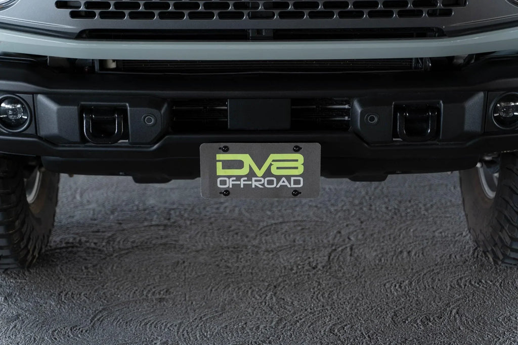 2021+ Bronco DV8 V1 License Plate Relocation Bracket for Capable Bumper ...