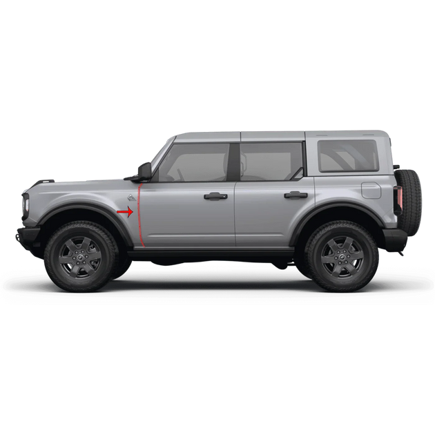 2021+ Bronco eXpert Front Door Removal Fender Protection Film (Clear ...